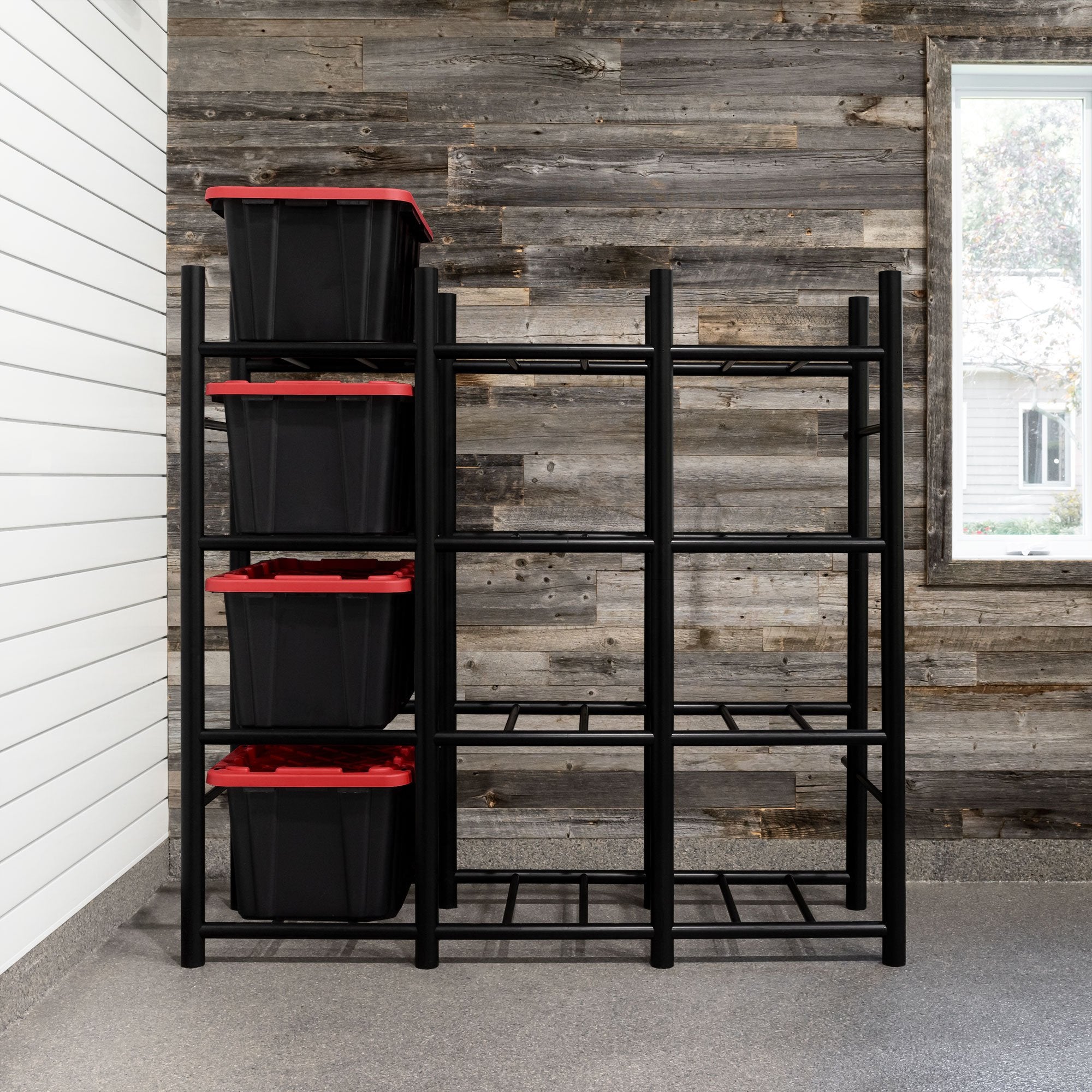 Bin Warehouse Heavy-Duty 12 tote Rack *SPECIAL EDITION* – Invincible Garage