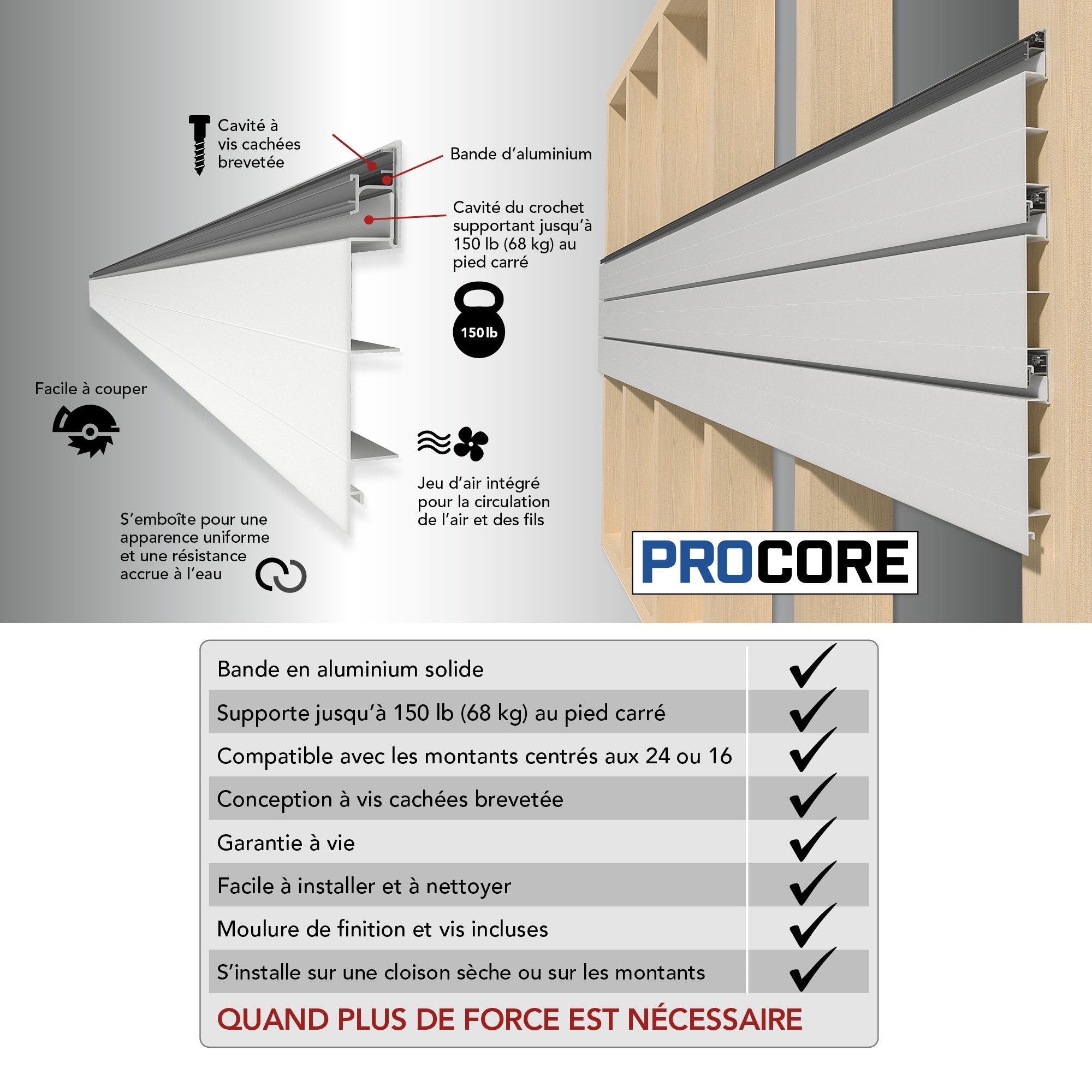 PROCORE Slatwall Basic Bundle – Invincible Garage