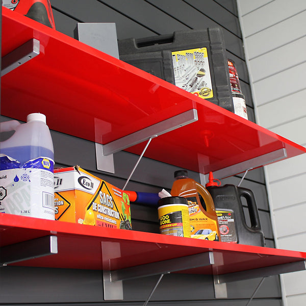 Fourteen-Inch Highest Quality Steel Deep Shelf Brackets – Invincible Garage